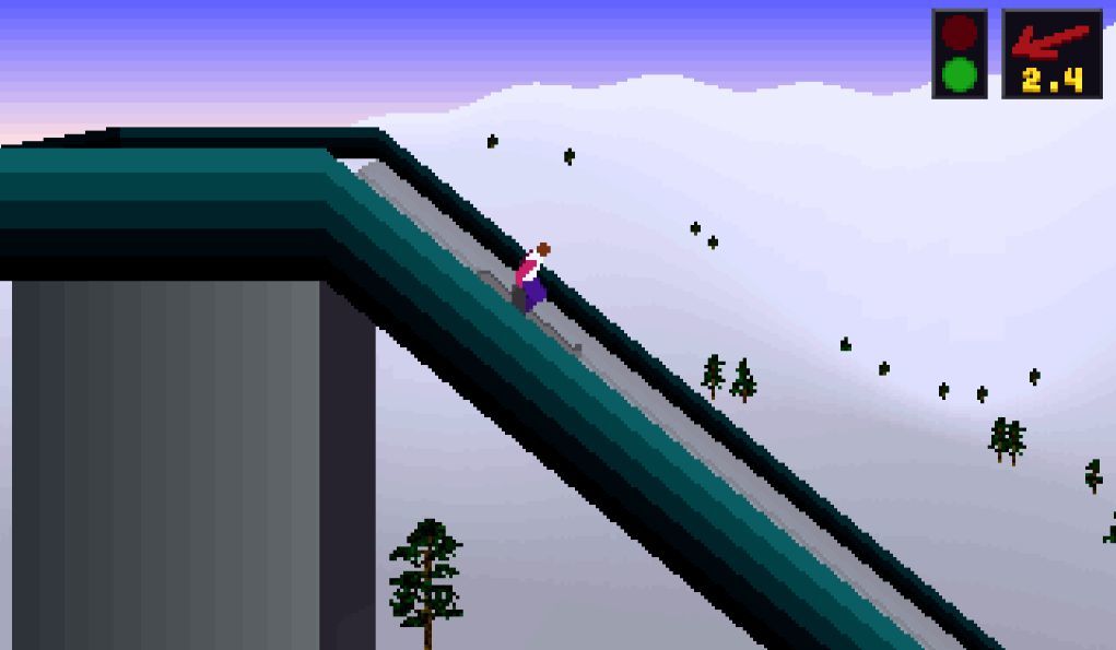 deluxe ski jump 2 online - DSJ 2